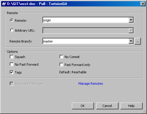 Guide to installing and using Git for OCCT development - Open CASCADE Technology Documentation
